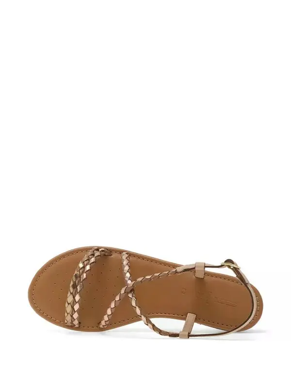 Geox Braided Metallic Sandals