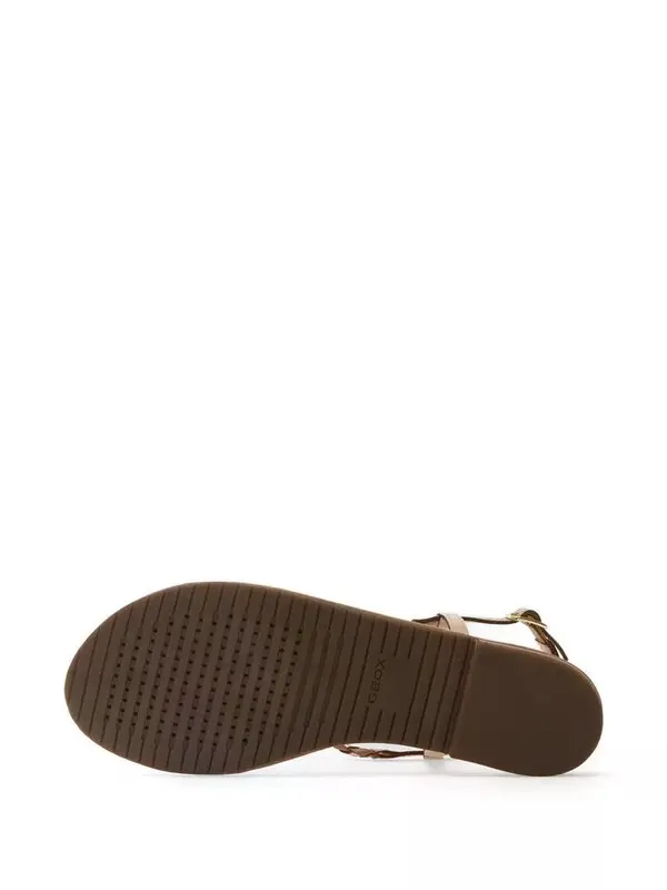 Geox Braided Metallic Sandals
