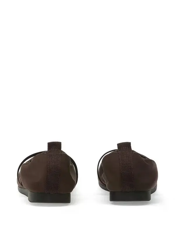 VAGABOND SHOEMAKERS Hillary Elasticated-strap Ballet Flats - Brown