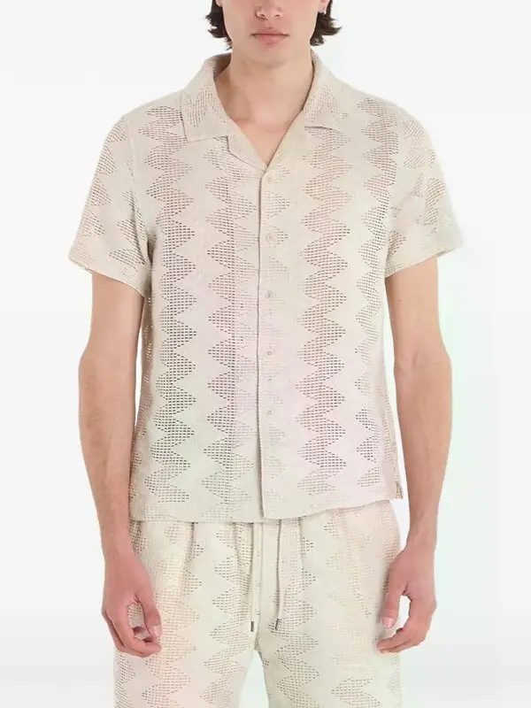 Guess Chevron-knit Shirt