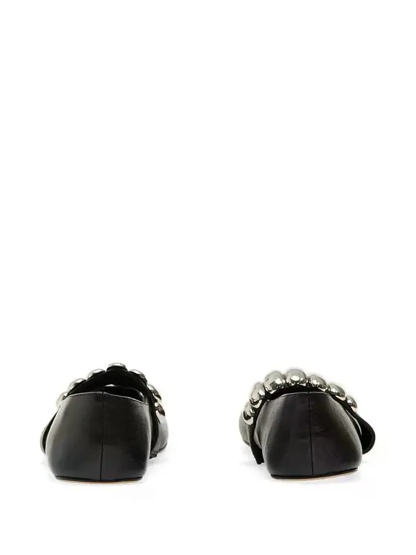 Aldo Figgis Bead-embellished Ballet Flats - Black