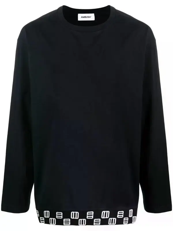 AMBUSH Logo-print Long-sleeved T-shirt