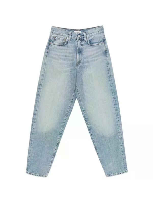 AGOLDE Faded Pressed-crease Jeans