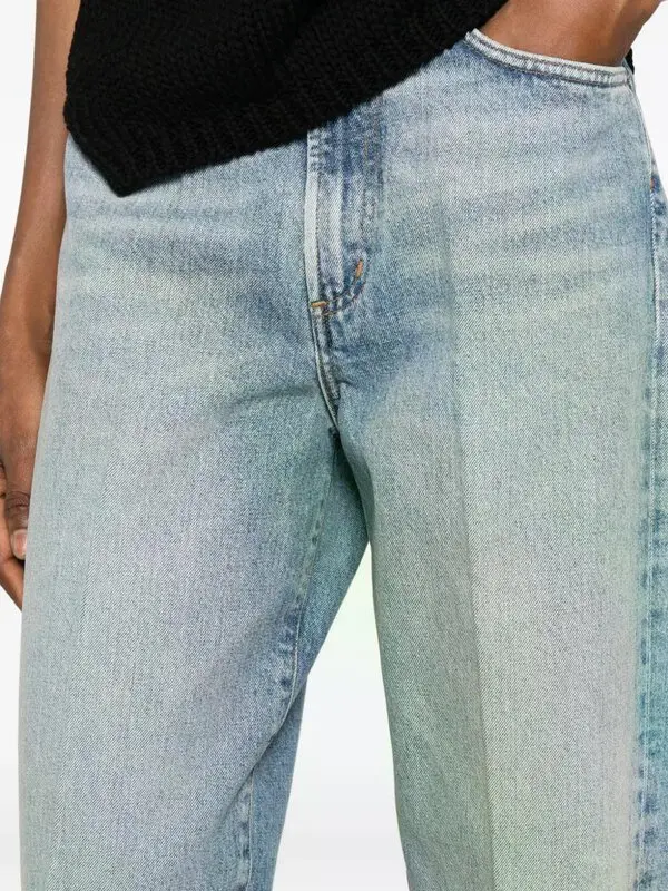 AGOLDE Faded Pressed-crease Jeans