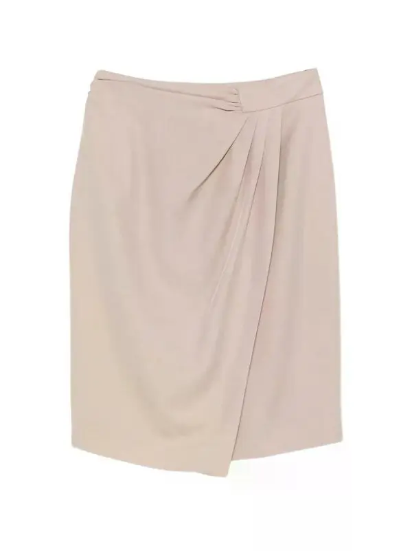 SIMONA CORSELLINI Draped Wrap Mini Skirt