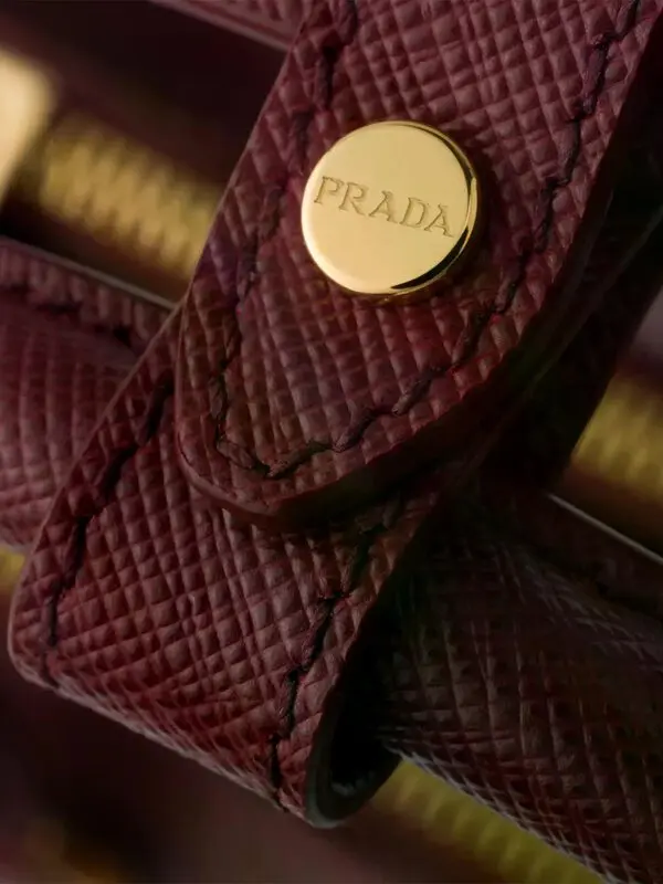 Prada Galleria Medium Saffiano Leather Bag - Red