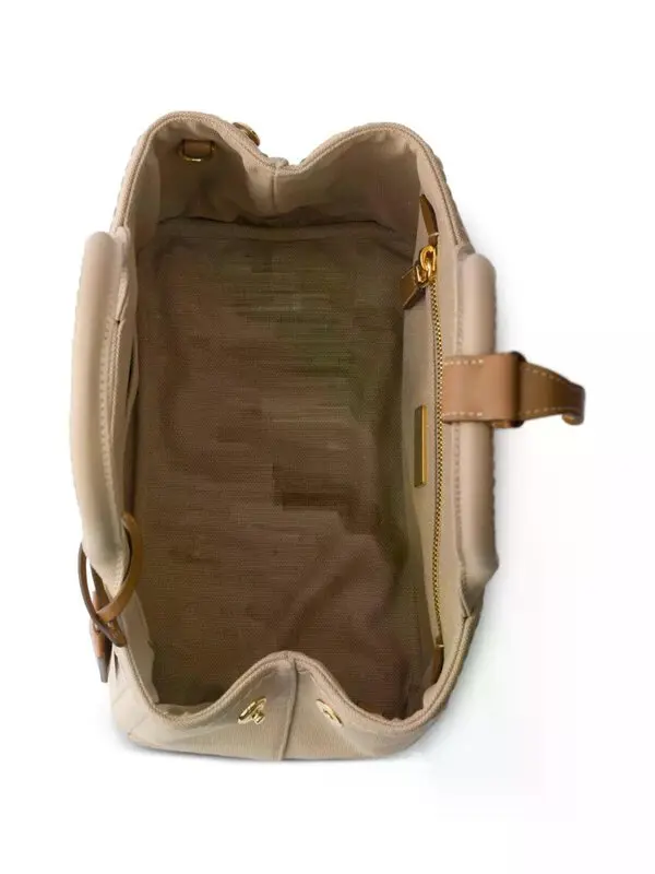 Prada Small Cotton Canvas Jardinière Bag