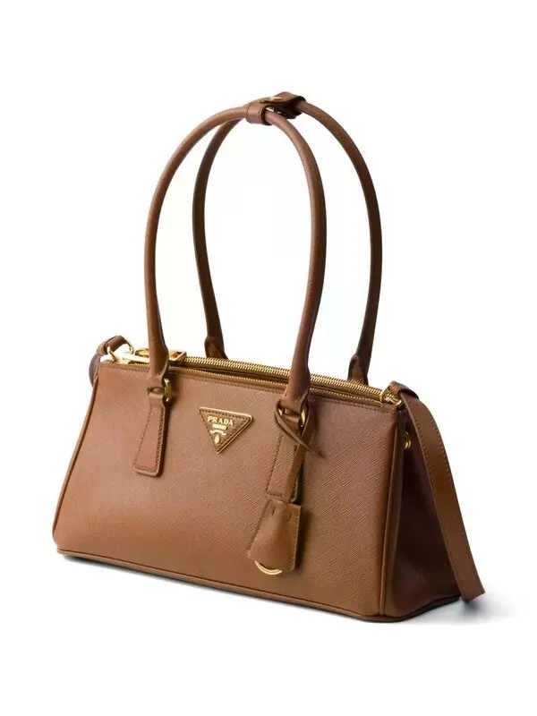 Prada Galleria Medium Saffiano Leather Bag - Brown