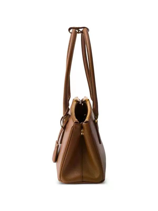 Prada Galleria Medium Saffiano Leather Bag - Brown