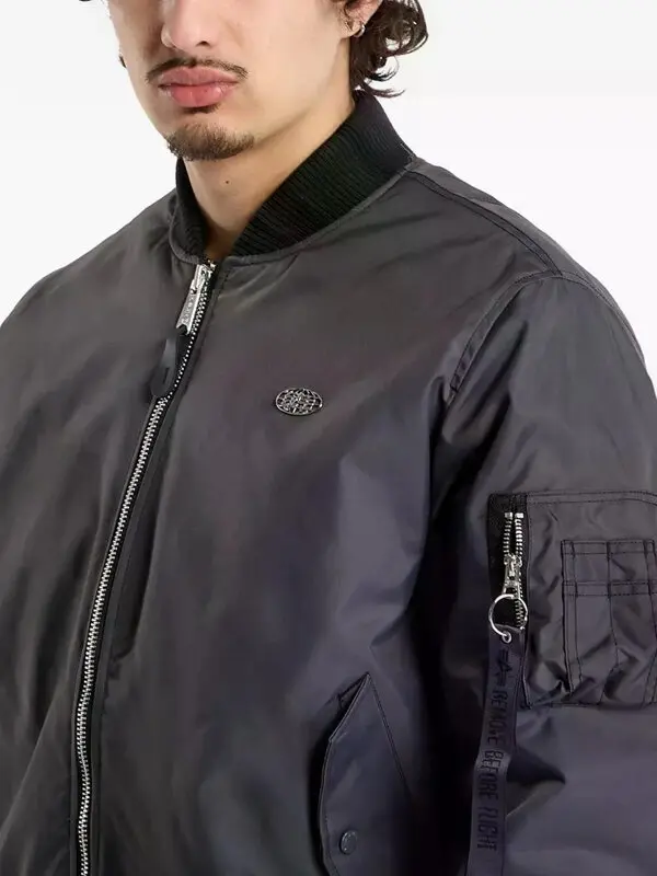 Alpha Industries World Logo Ma-1 Bomber Jacket