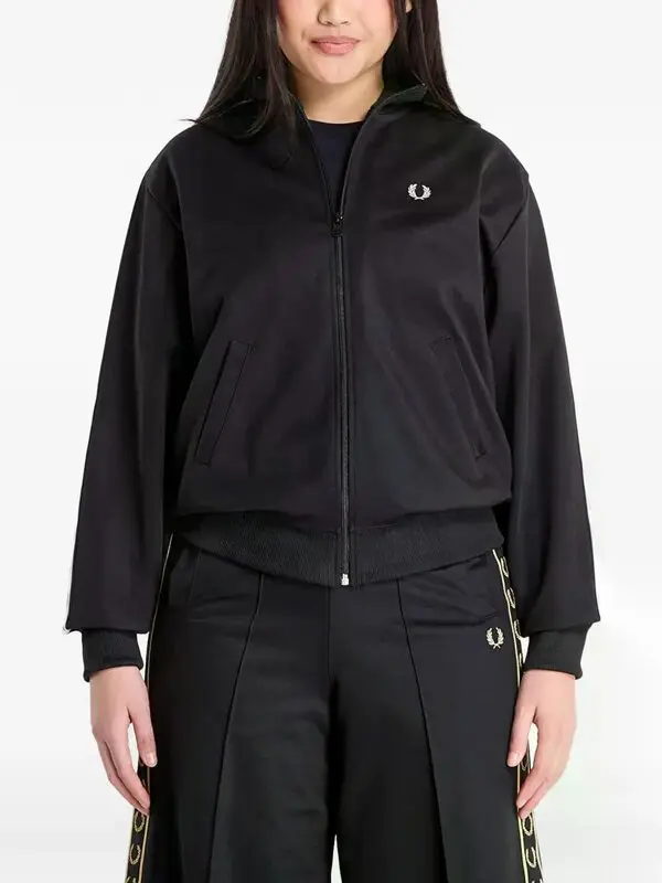 Fred Perry Embroidered-logo Zip-up Sweatshirt