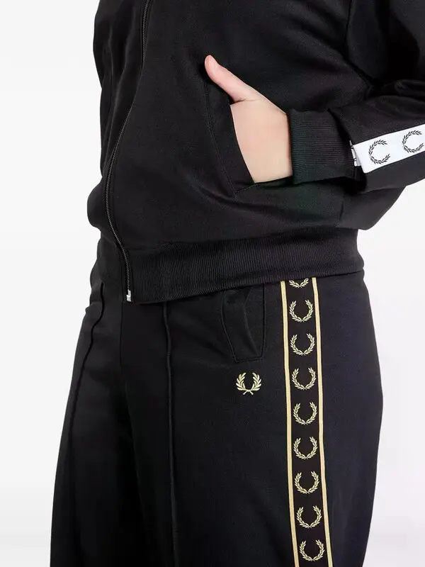 Fred Perry Embroidered-logo Zip-up Sweatshirt