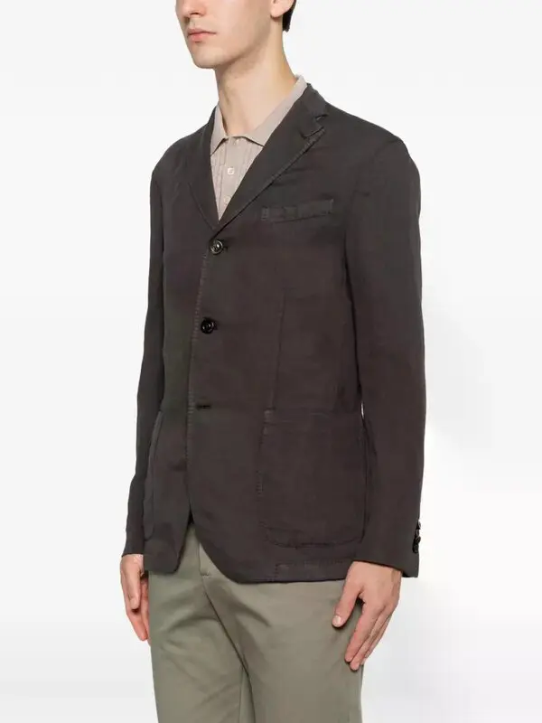 Boglioli Single-breasted Blazer - Brown