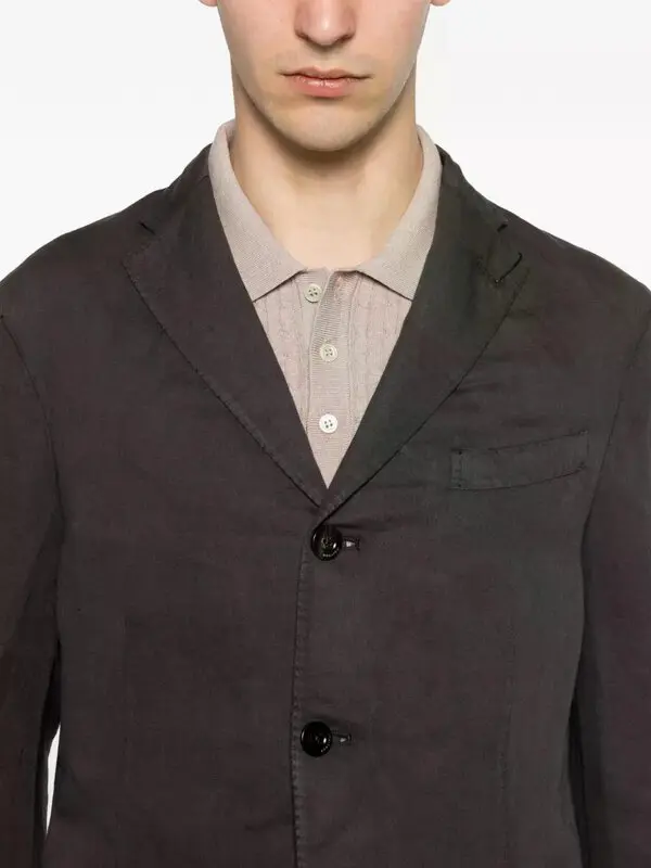 Boglioli Single-breasted Blazer - Brown