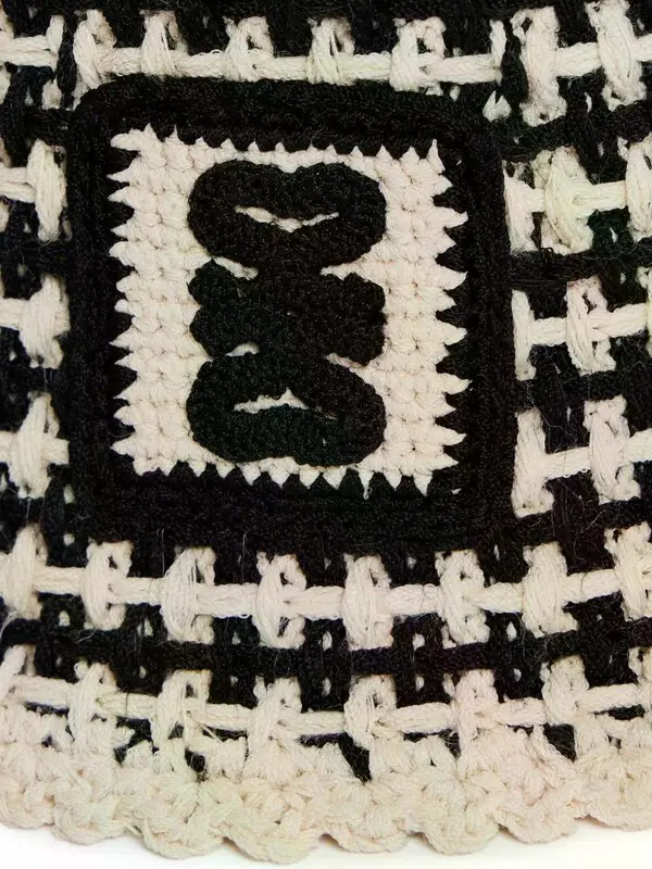 Sandro Crochet-knit Bucket Hat