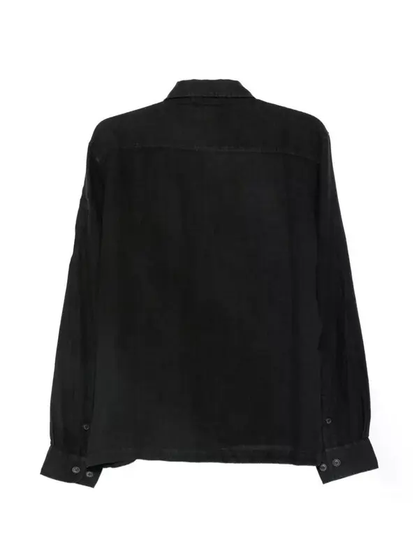 C.P. COMPANY Lens-detail Linen Shirt