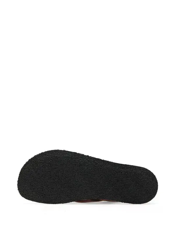 GROUNDIES Crossover-strap Slingback Sandals