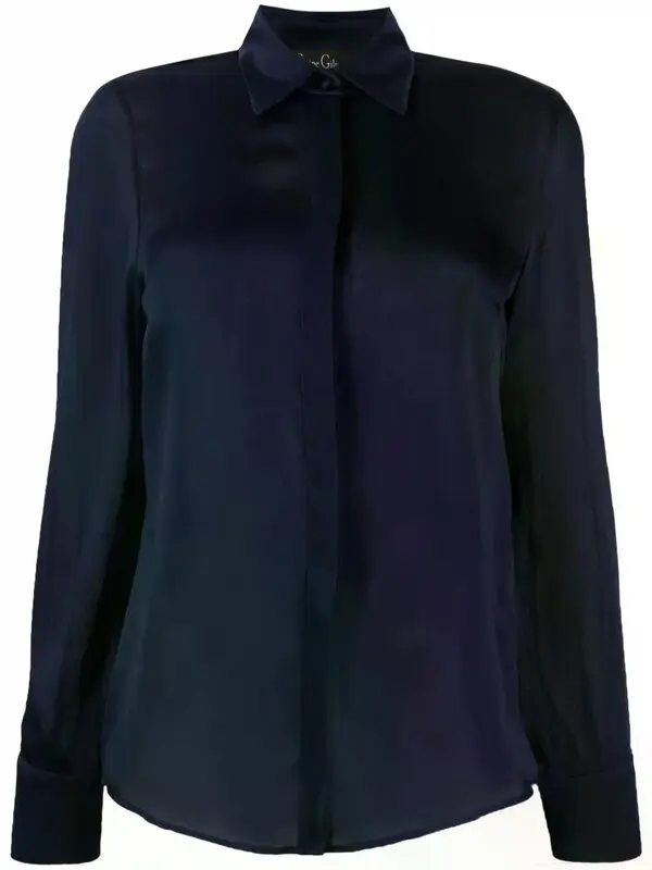 Carine Gilson Long-sleeve Silk Shirt