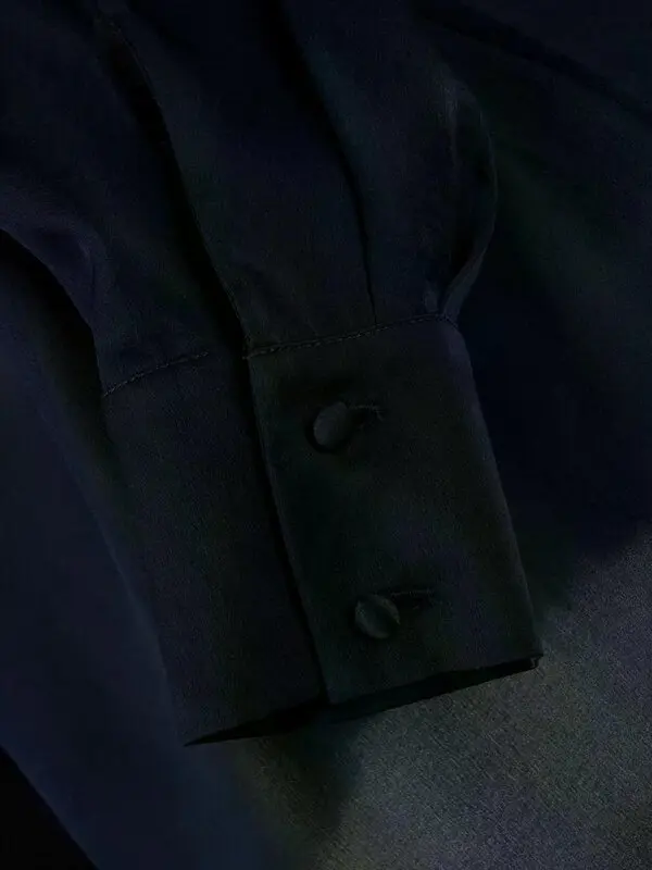 Carine Gilson Long-sleeve Silk Shirt