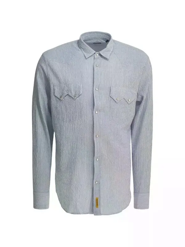 B.D.BAGGIES Rodeo Seersucker-stripe Shirt