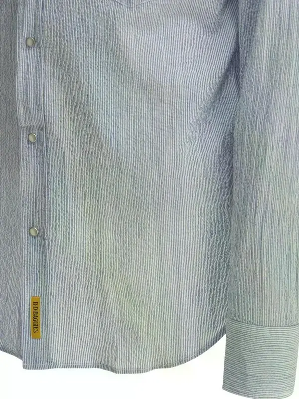 B.D.BAGGIES Rodeo Seersucker-stripe Shirt