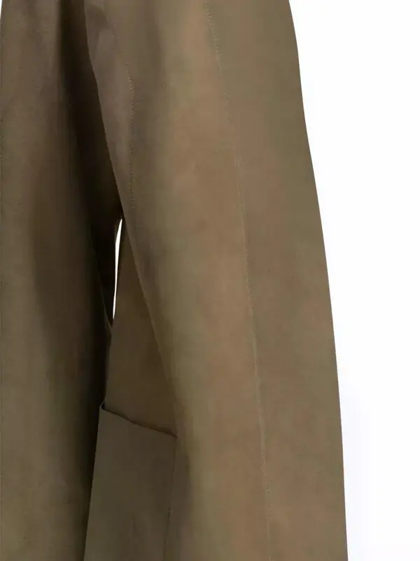 SALVATORE SANTORO Collarless Suede Jacket