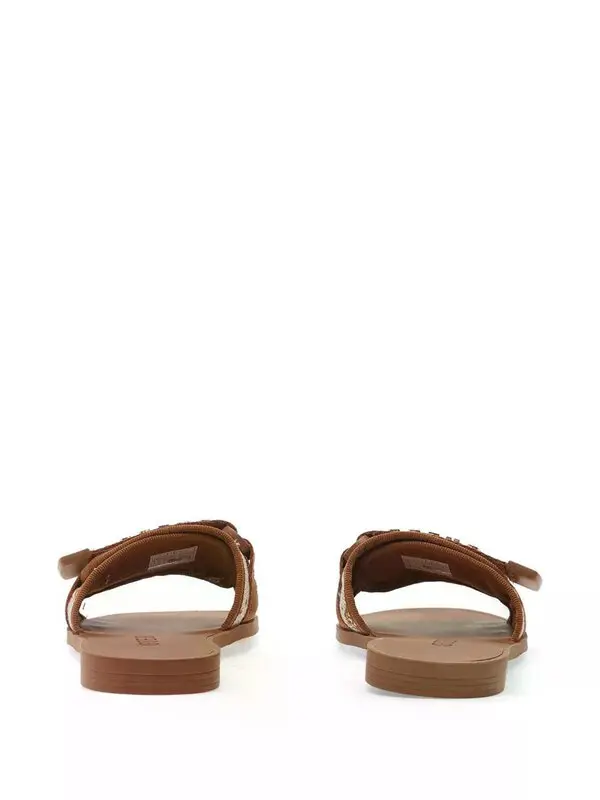 Guess Logo-plaque Touch-strap Sandals