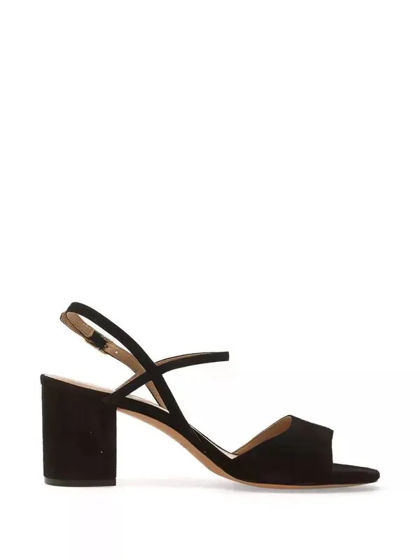 Geox Virnilisa Block-heel Suede Sandals - Black