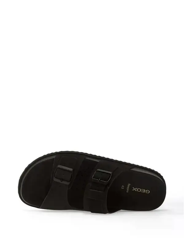 Geox Parnaiba Buckled Sandals - Black