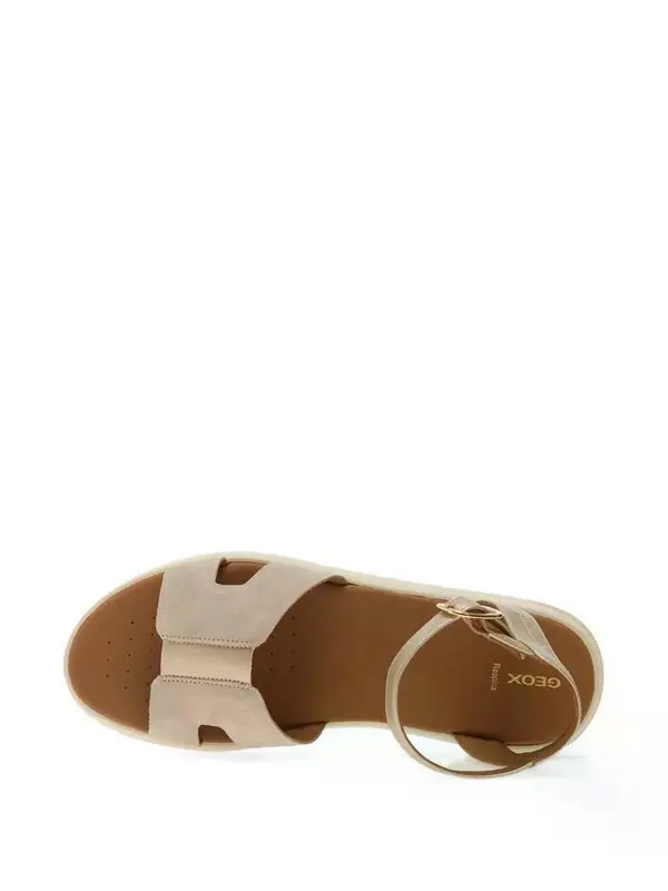 Geox Suede Buckle-fastening Leather Sandals