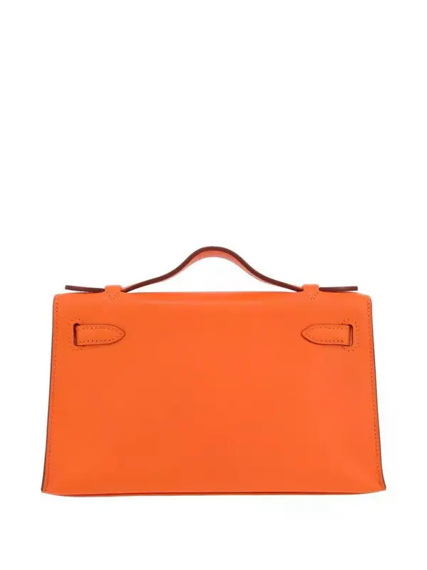Hermès 2009 Kelly Clutch Bag - Orange