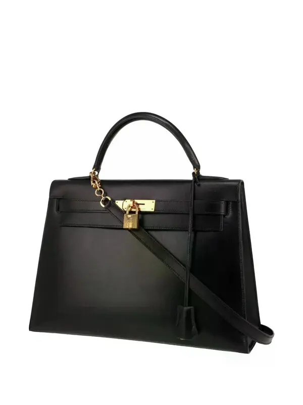 Hermès 1990 Kelly 32 Handbag - Black