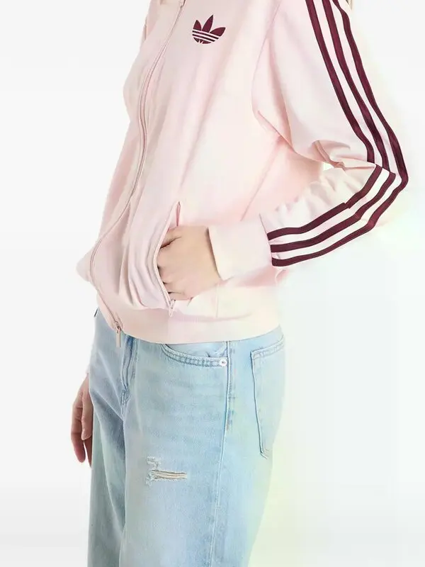 Adidas Side-stripe Sweatshirt - Pink
