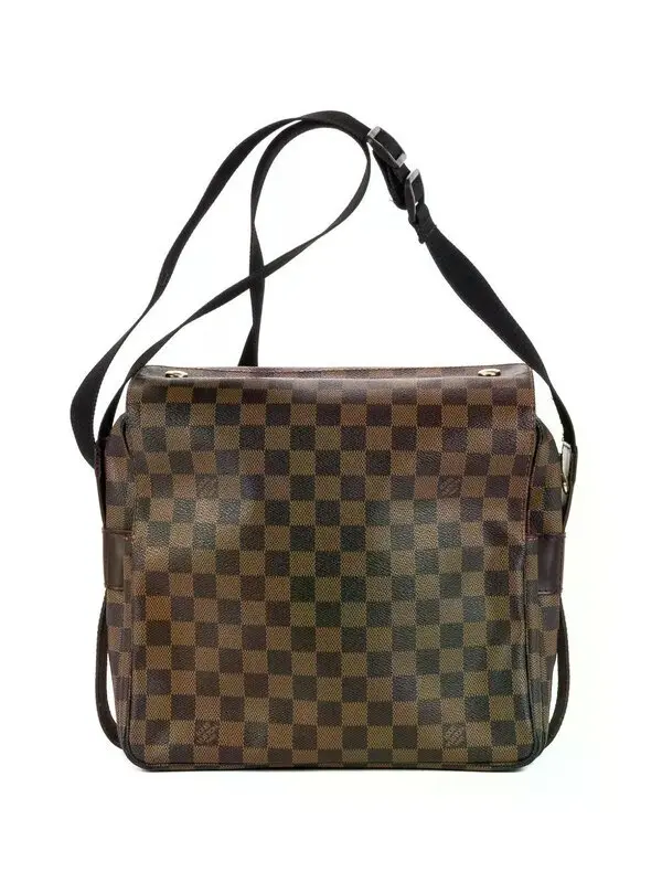 LOUIS VUITTON Damier Ebene Naviglio Messenger Bag - Brown