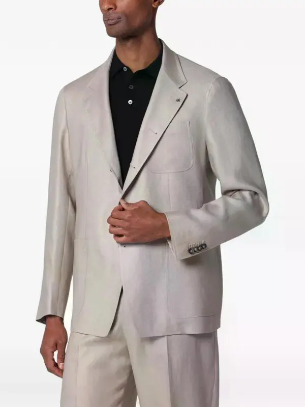 Tagliatore Single-breasted Blazer - Neutrals