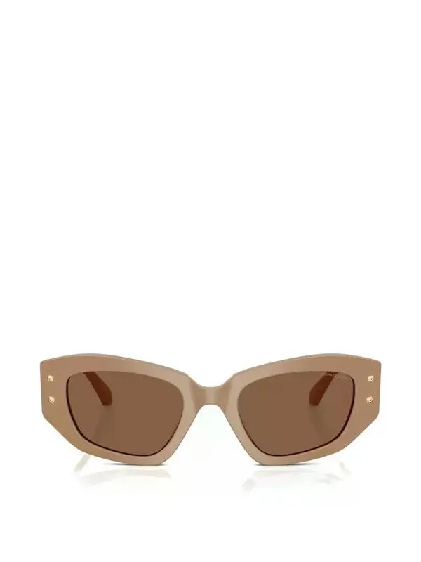 Michael Kors Le Praz Geometric-frame Sunglasses - Neutrals