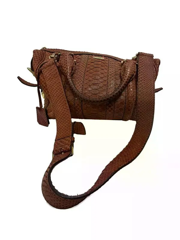 Burberry Nevinson Python Bowling Bag