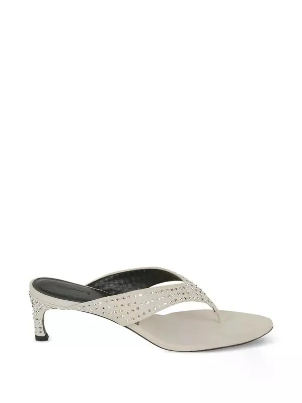 ROTATE BY BIRGER CHRISTENSEN Stud-embellished Leather Sandals