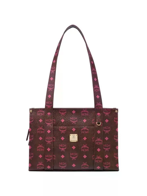 Mcm Small Aren Visetos Tote Bag