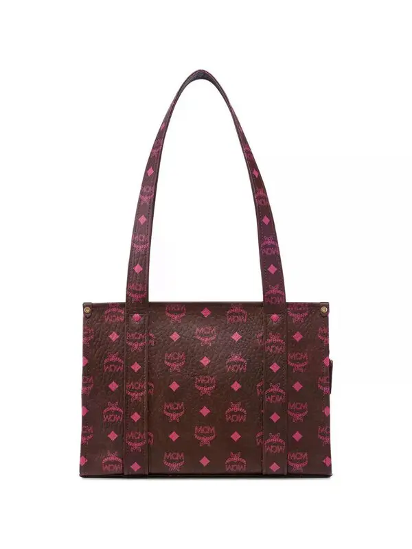 Mcm Small Aren Visetos Tote Bag