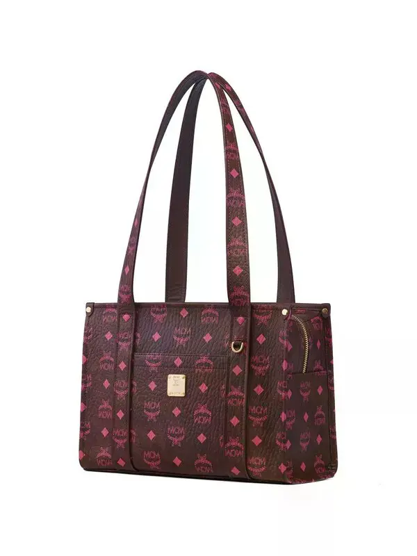 Mcm Small Aren Visetos Tote Bag