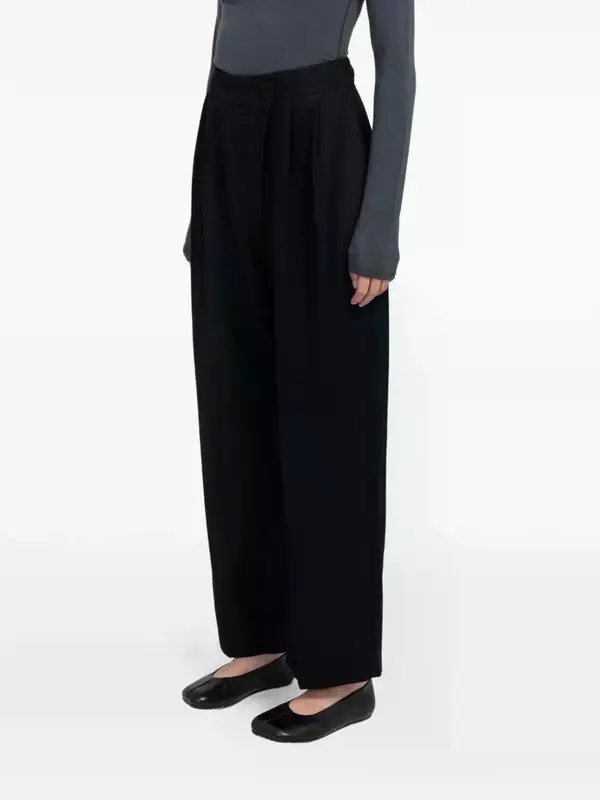 AMOMENTO Wool Wrap Trousers