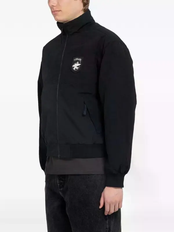 StÜssy Logo Patch Fleece-lined Jacket