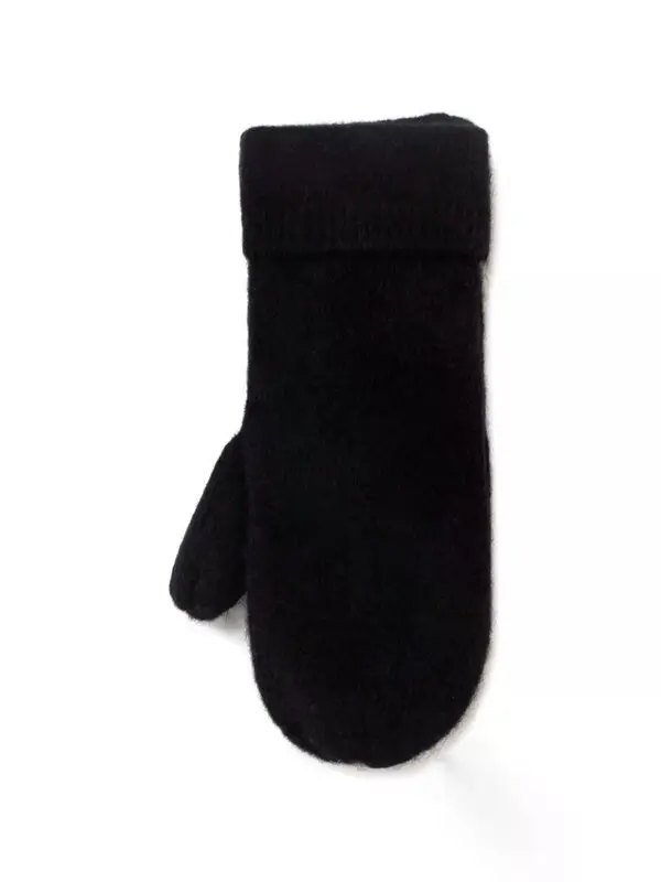 SAMSOE SAMSOE Knitted Mittens - Black