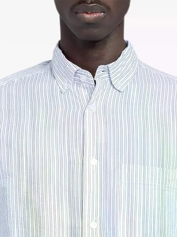 MINIMUM Colt Striped Seersucker Shirt