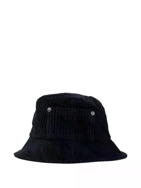 A.p.c. Thais Corduroy Bucket Hat - Black