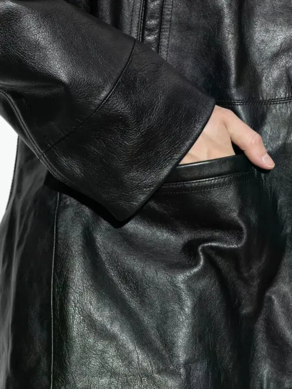 Jacquemus The Gardian Leather Button-up Jacket