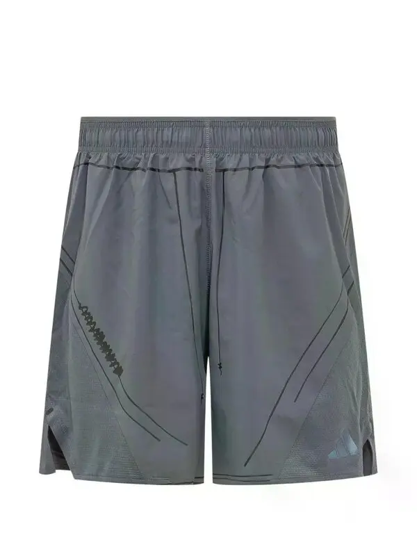 Adidas X Song For The Mute Logo-print Shorts - Grey