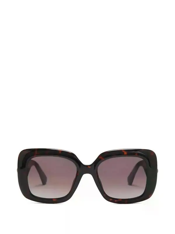 Kurt Geiger Tortoiseshell Eagle-plaque Sunglasses - Brown