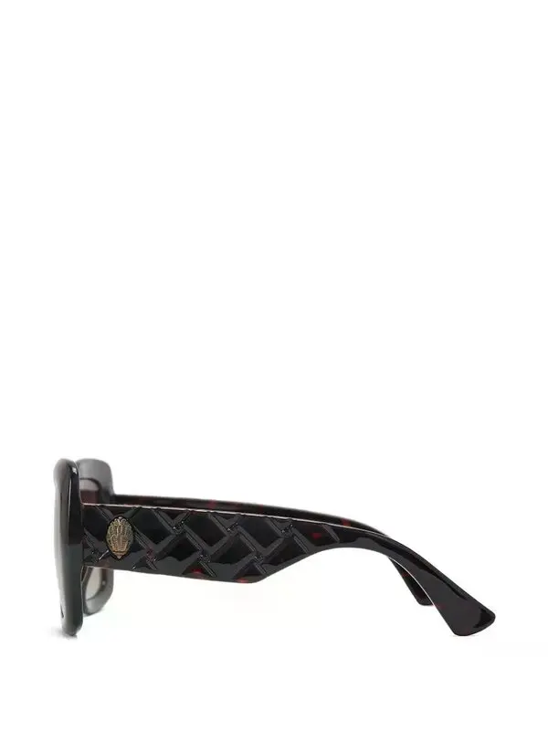 Kurt Geiger Tortoiseshell Eagle-plaque Sunglasses
